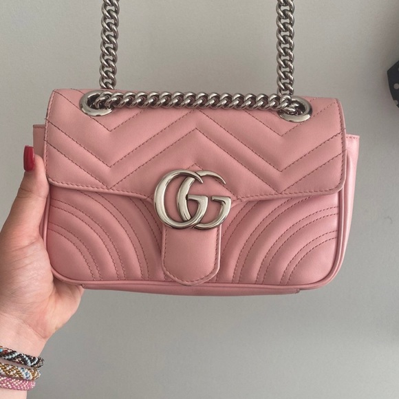 Gucci | Bags | Pink Gucci Marmount Bag | Poshmark